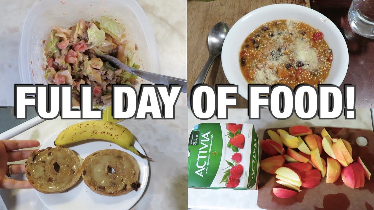 A FULL DAY OF MEALS! | BREAKFAST, LUNCH, & DINNER PREP WITH ME - YouTube