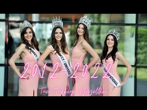 2012-2022 Arası Tüm Türkiye Güzelleri|Nursena Say #shorts #missturkey #nursenasay