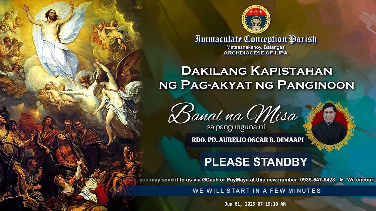 Dakilang Kapistahan ng Pag-akyat ng Panginoon - YouTube