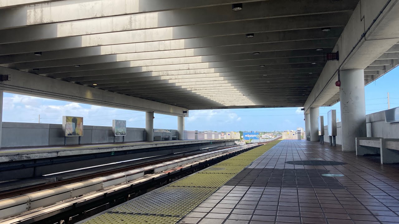 4k 60fps MDT: Miami Metro Green Line ride from Northside to Government ...