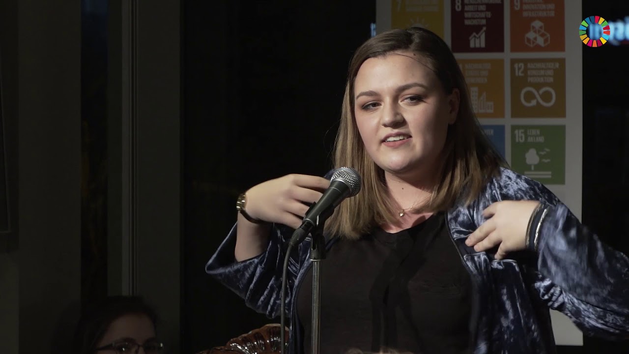 #17 Ziele Poetry Slam Halle -Teresa Reichl - YouTube