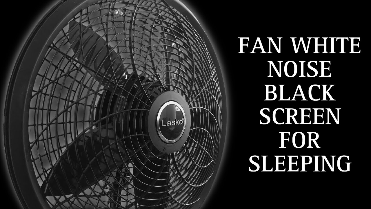 FAN WHITE NOISE BLACK SCREEN FOR SLEEPING | ASMR FAN NOISE | SLEEPY ...