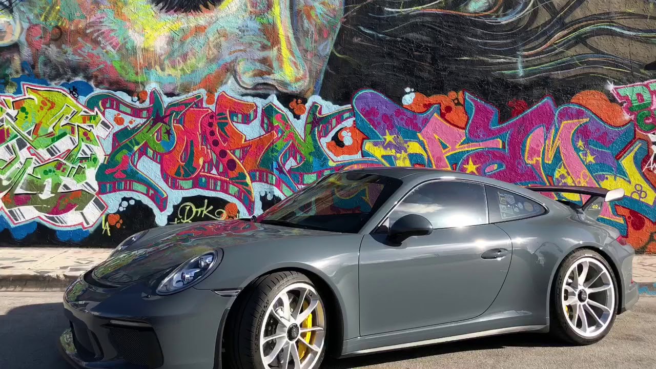 Porsche 911 GT3 in Graphite Blue - YouTube