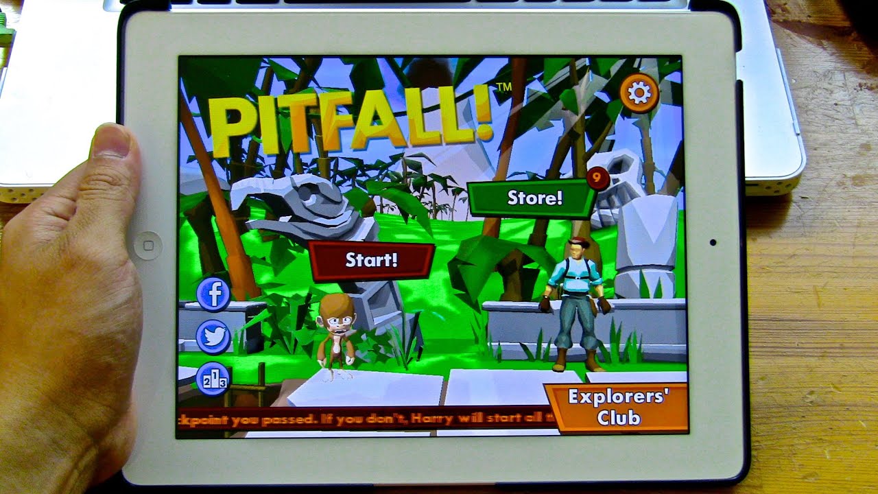 Pitfall! iPad/iPhone App REVIEW! - YouTube