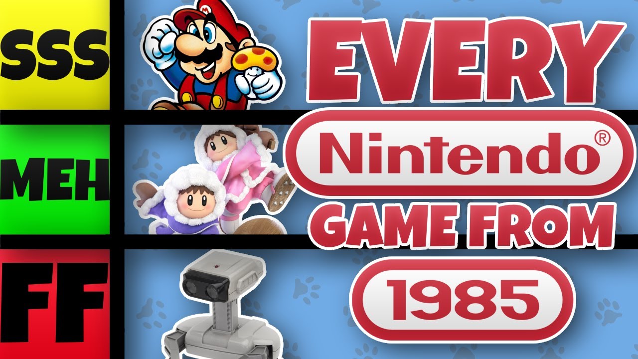 I Played & Ranked Every Nintendo Game From 1985 - YouTube
