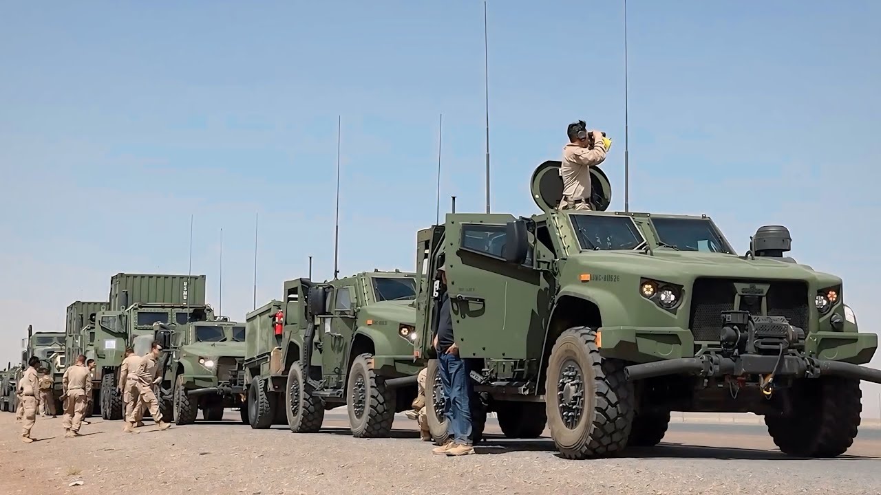 US Military Convoy Arrives at Saudi Arabia, What is the US preparing ...