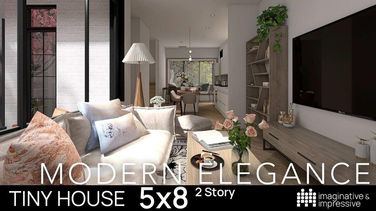 Elegant and Chic! Tiny House Design 5x8: Modern Style with Classic Vibe ...