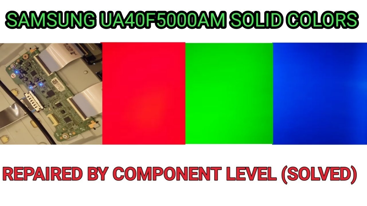 Samsung led tv pattern mode burn mode - YouTube