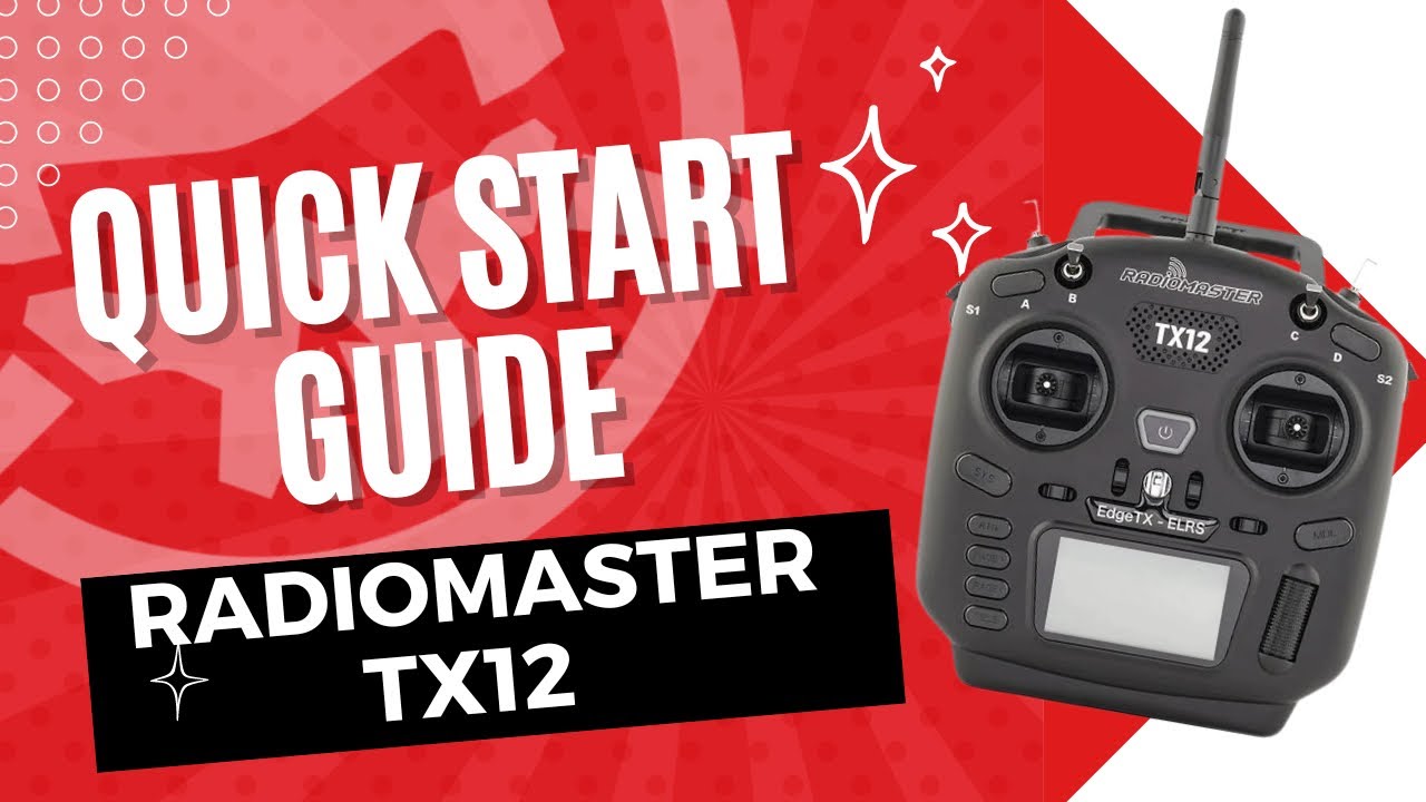 RadioMaster TX12 MKII Quick Start Guide (ExpressLRS EdgeTX) - YouTube