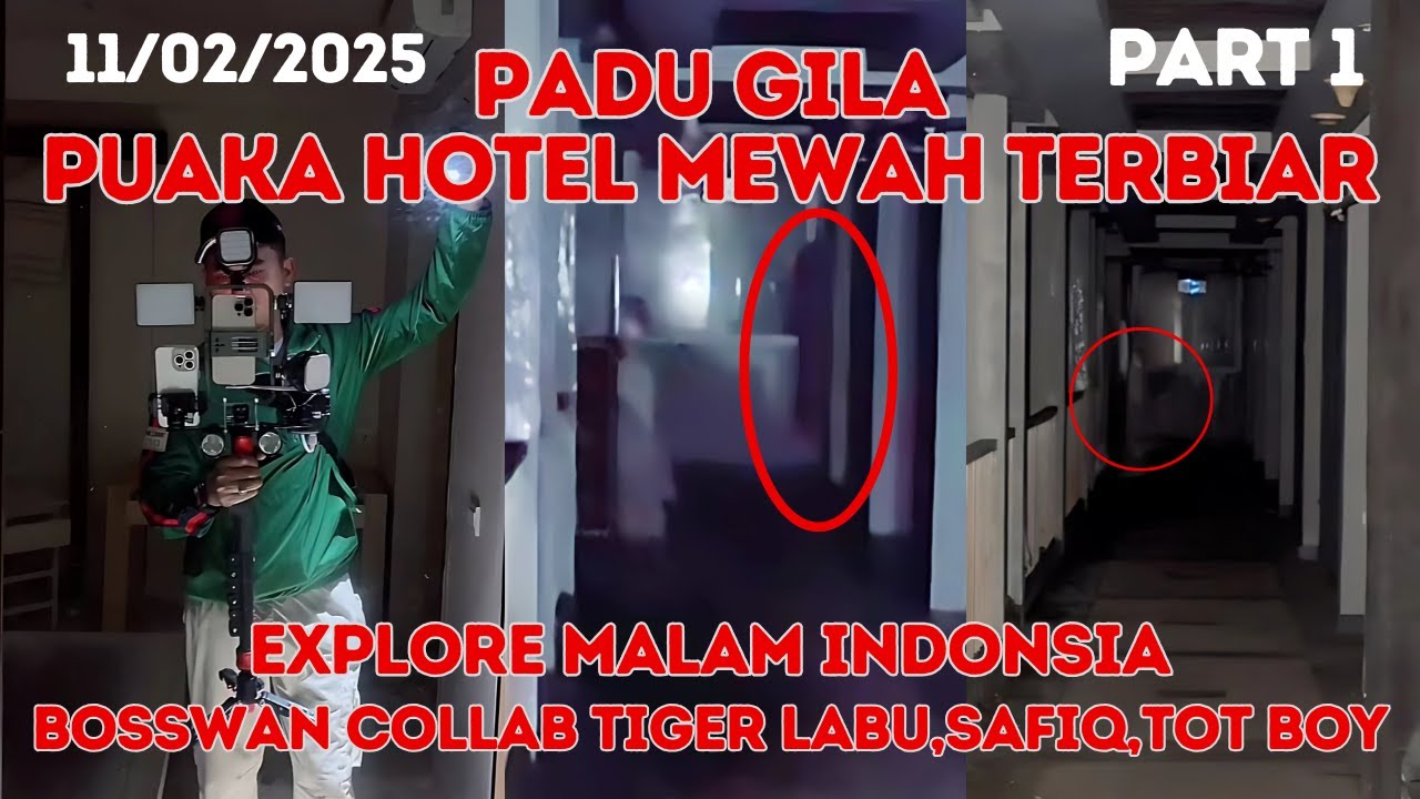 padu gila bosswan collab safiq,tot boy,tiger labu part 1/7 di kawasan ...