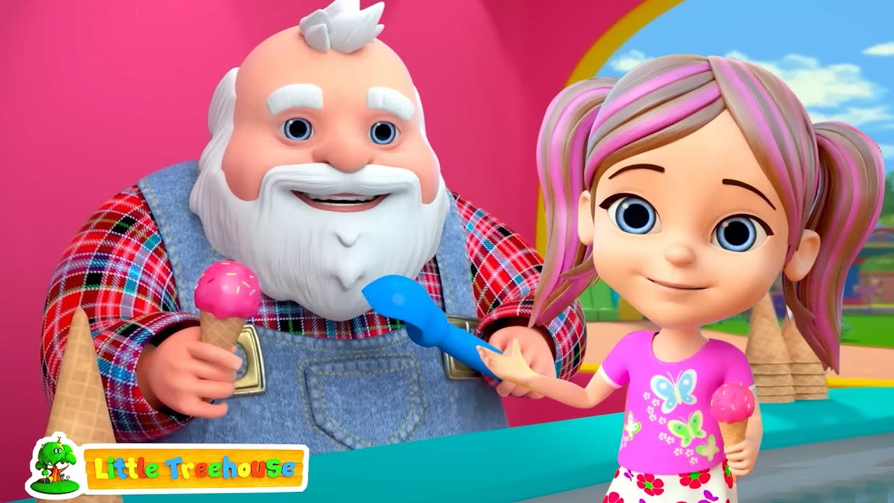 Пісня про морозиво і веселий мультфільм для дітей від Little Treehouse ...