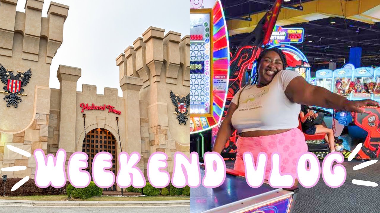 fun weekend in atlanta | arcade, medieval times, + hanging w friends 💕 ...