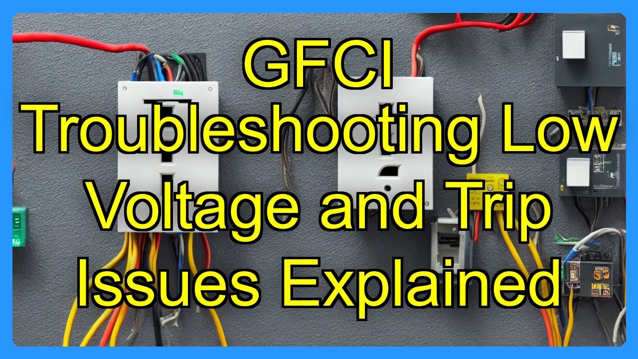 GFCI Troubleshooting Low Voltage and Trip Issues Explained - YouTube