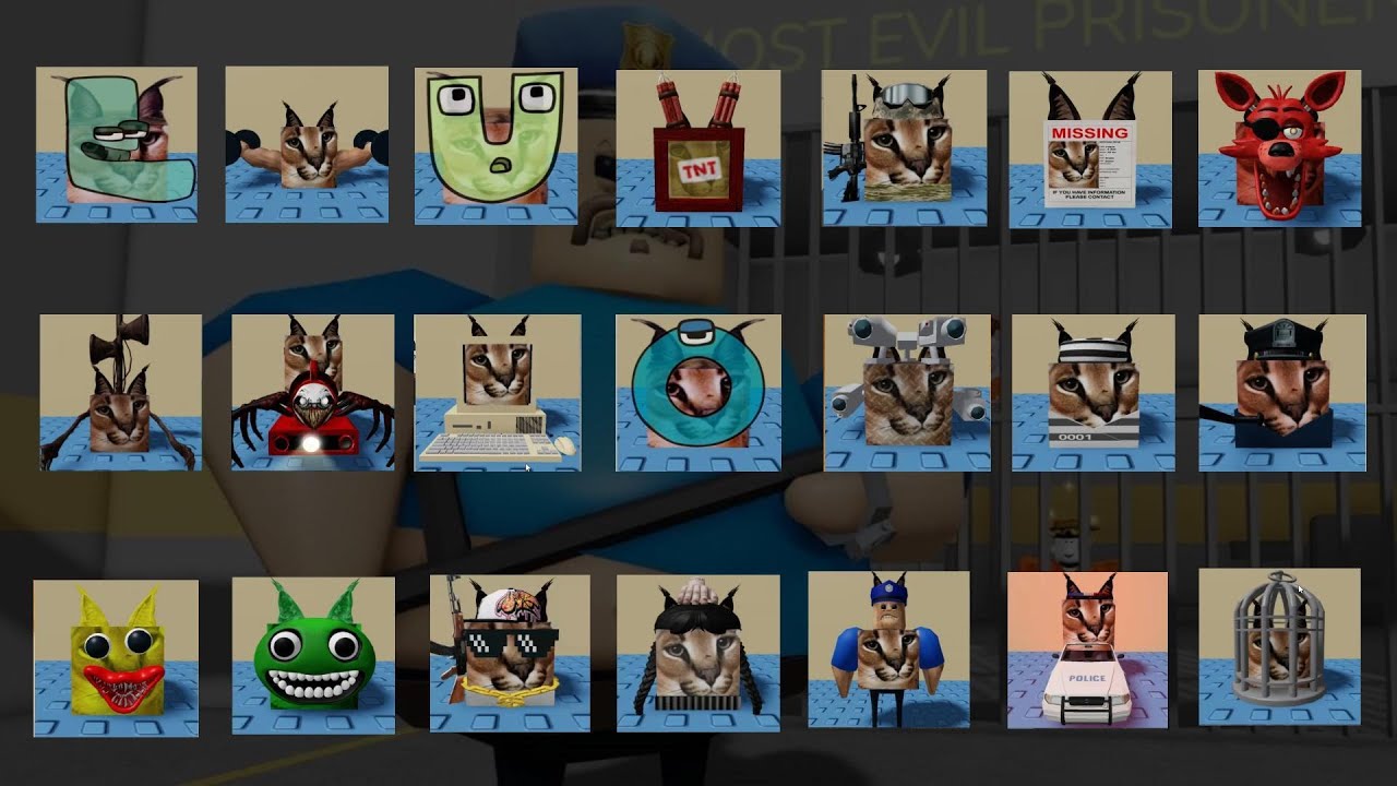 I found all 21 floppa - Find The Floppa Morphs | Prison Map - YouTube