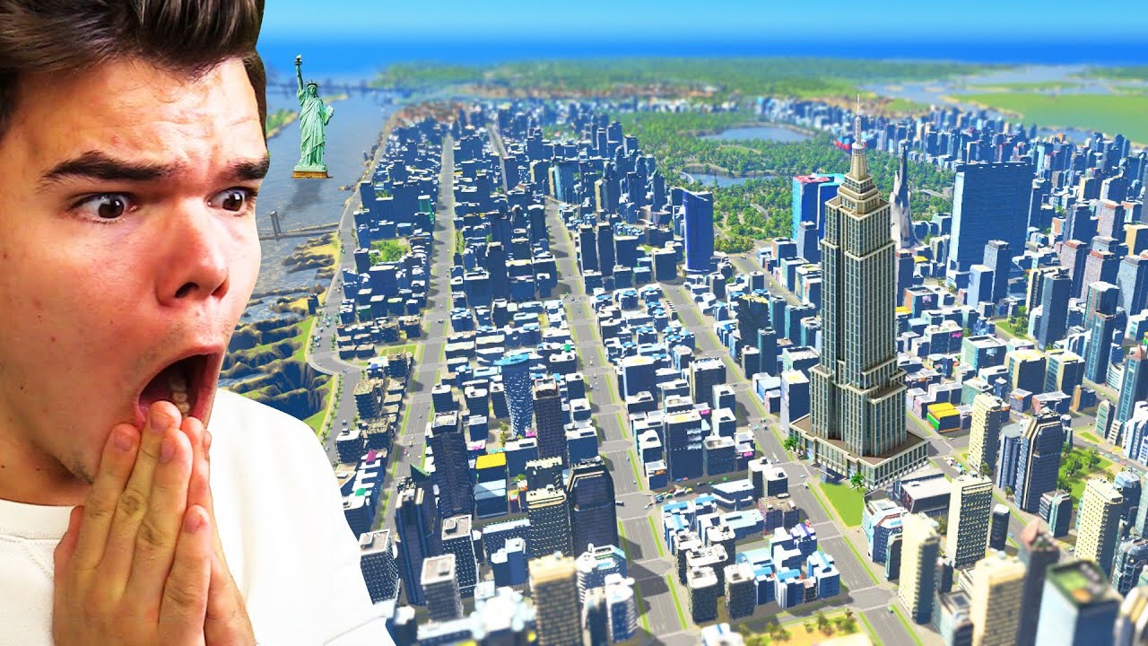 Building A MEGA City In Cities Skylines! - YouTube