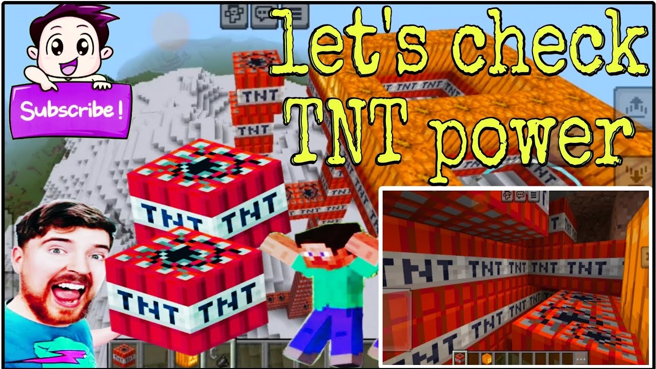 Power of TNT in Minecraft Creative World || TNT Fireworks Keep Watch # ...