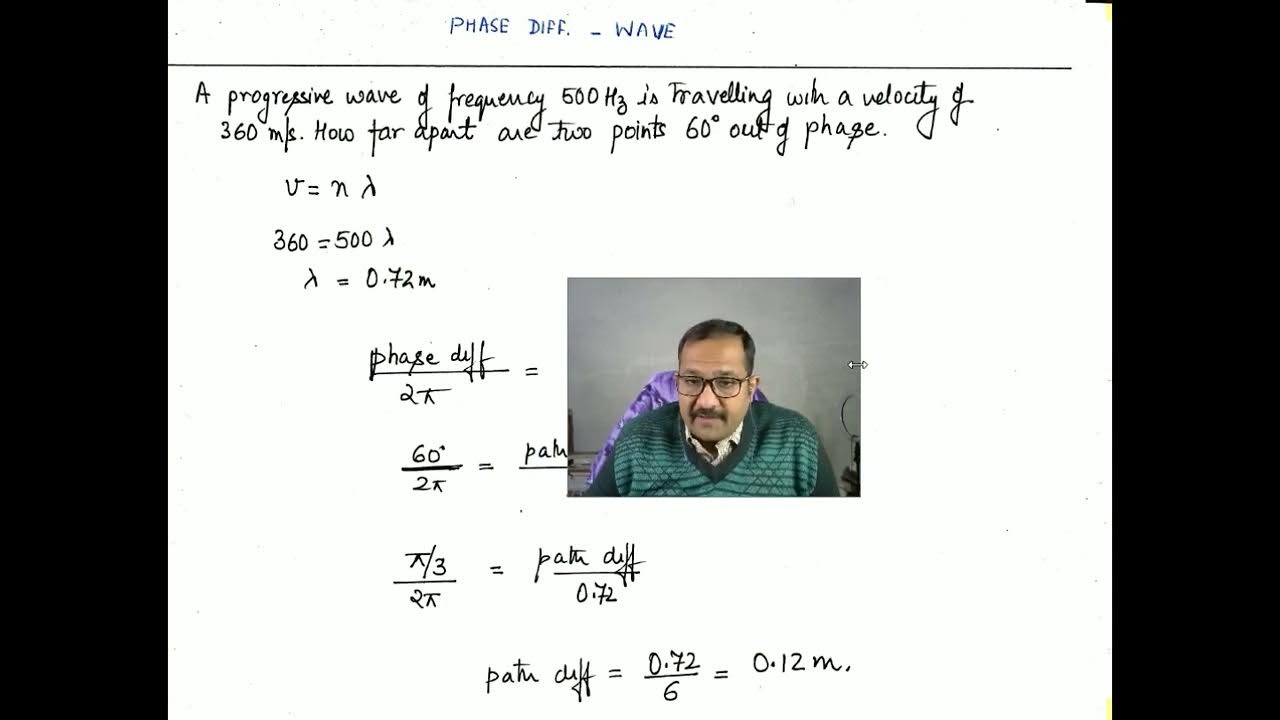 PYQ PHASE DIFF PATH DIFF WAVES - YouTube