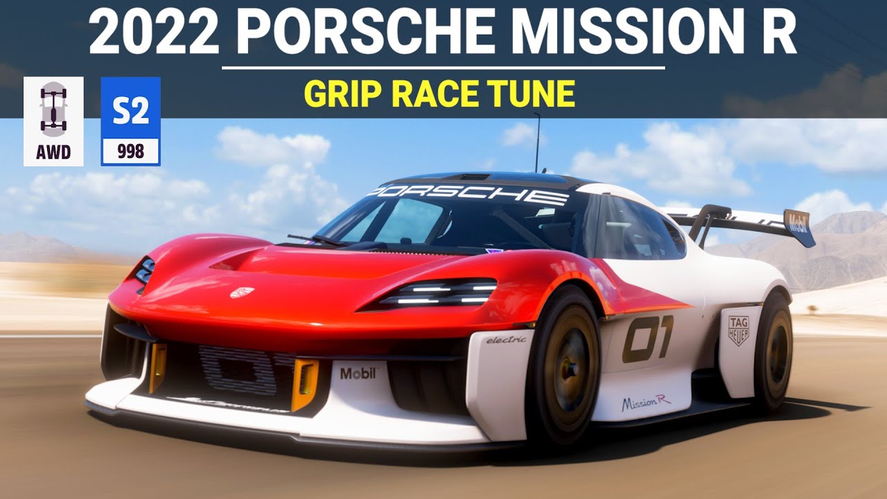 Forza Horizon 5 - 2022 Porsche Mission R, FH5 Grip Race Build, Tune ...