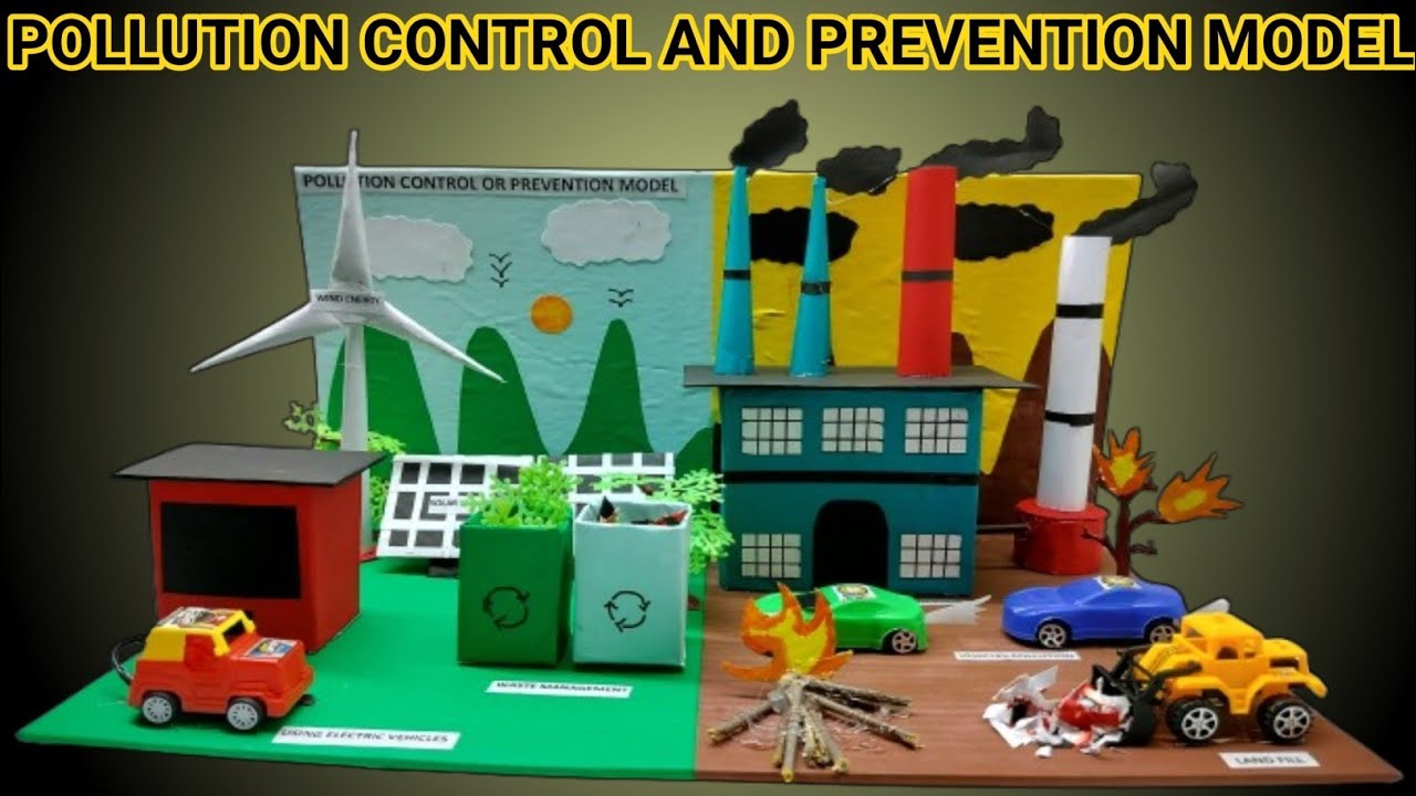 Pollution control model for science project for exhibition - prevention ...
