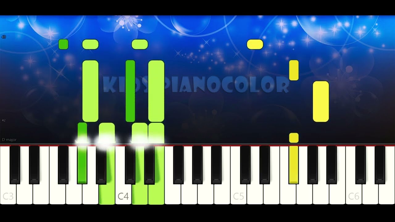 Freeze Dance - Cocomelon Nursery Rhymes | Piano Tutorial | Karaoke - YouTube