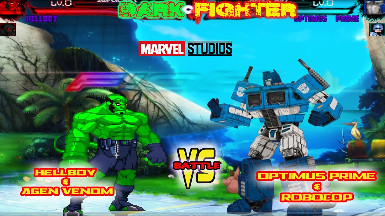 Agent venom - Hellboy Vs Optimus Prime - RoboCop - YouTube