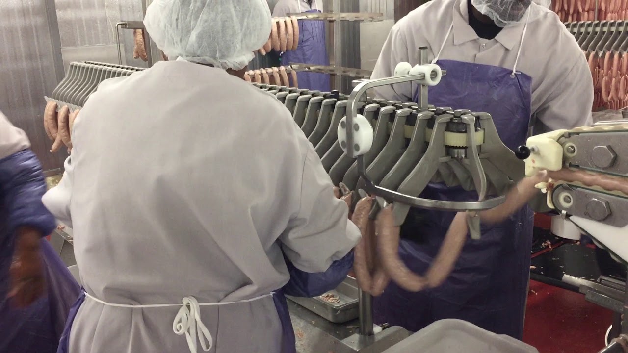 Handtmann 620 Vacuum Stuffer with AL Link Line - YouTube