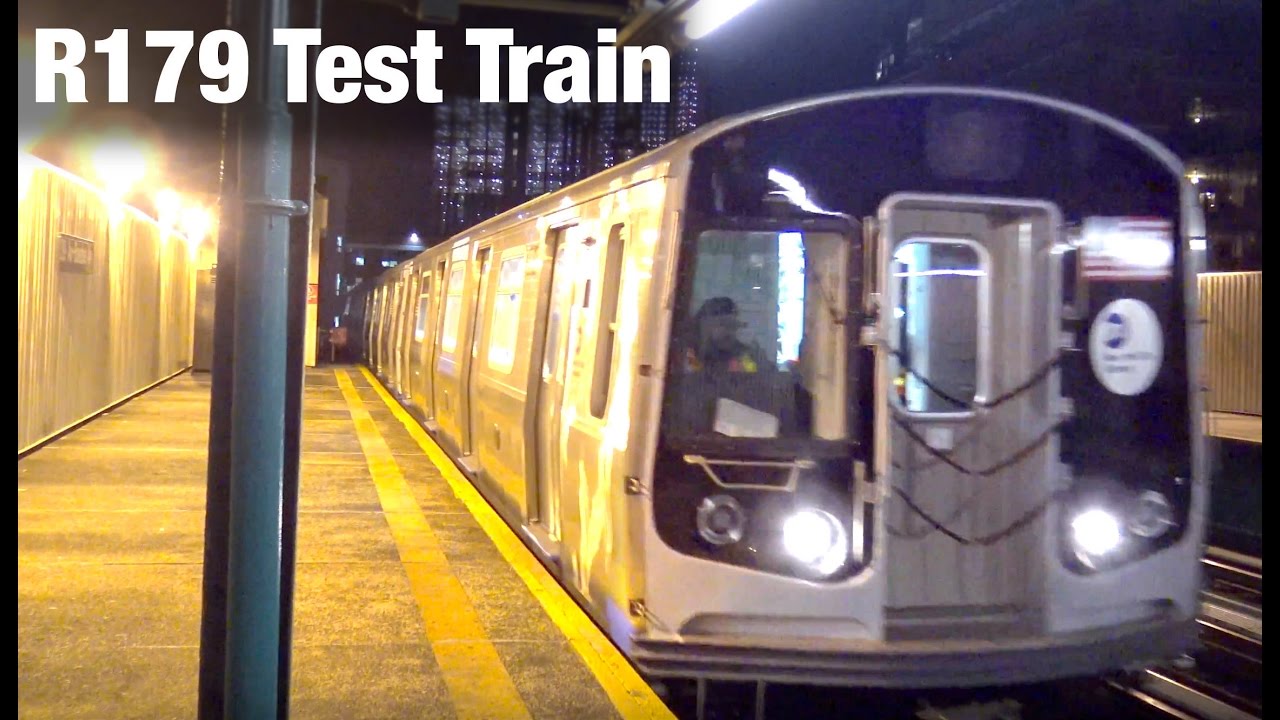 ⁴ᴷ New R179 Test Train on the N and G Lines - YouTube