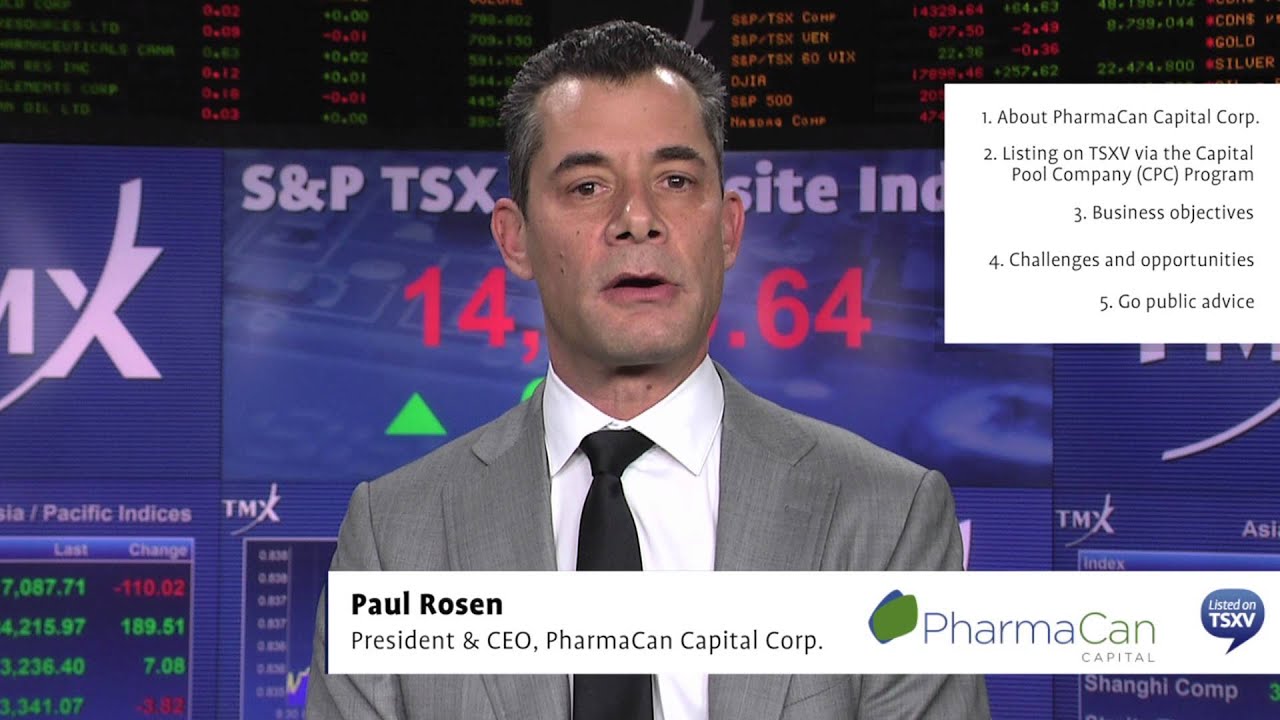 Paul Rosen, President & CEO, PharmaCan Capital Corp. - YouTube