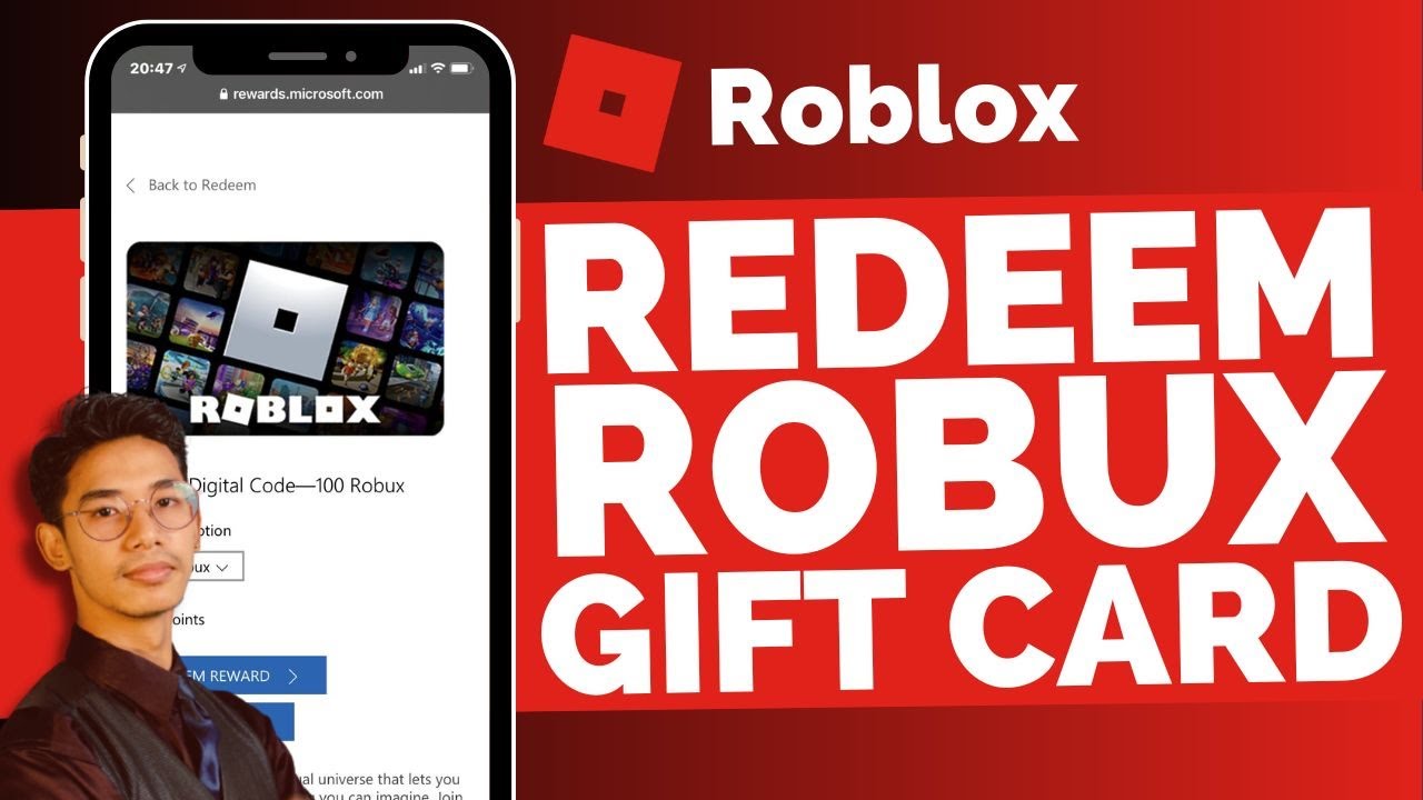 How To Redeem Robux - Roblox Gift Card ! - YouTube