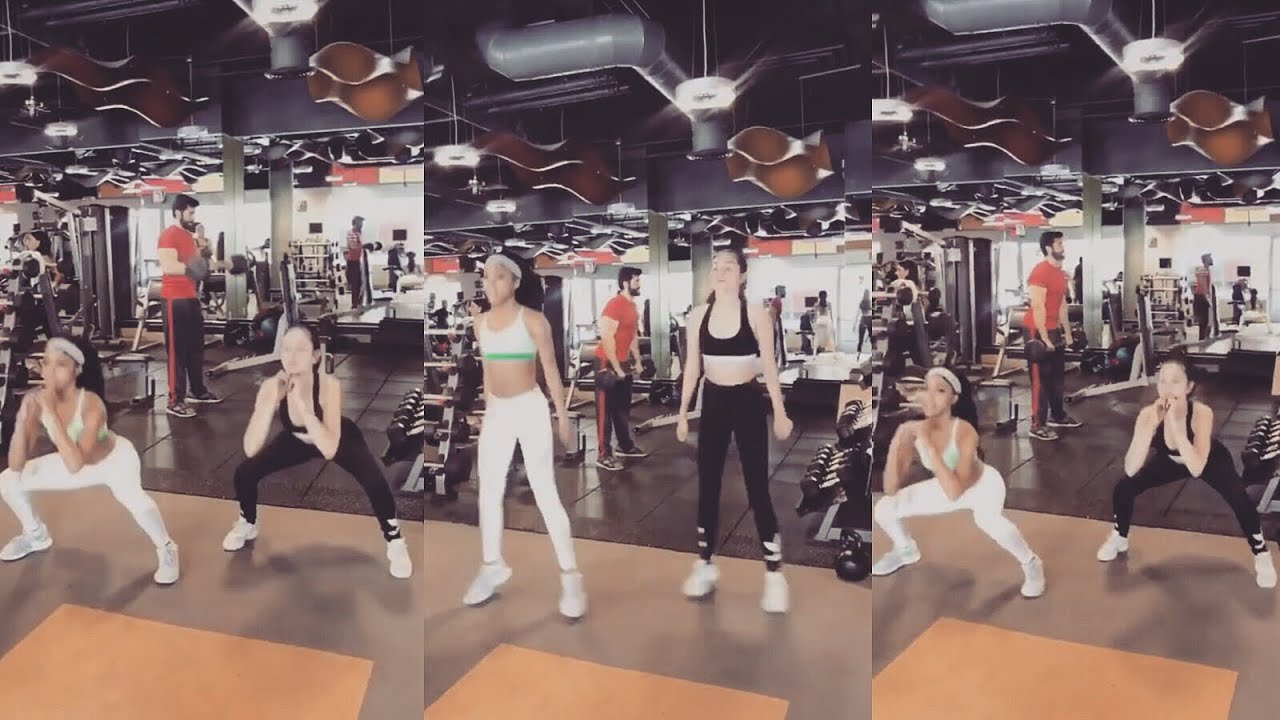 Maggie Lindemann and Teala Dunn together in the gym may 11, 2017 - YouTube