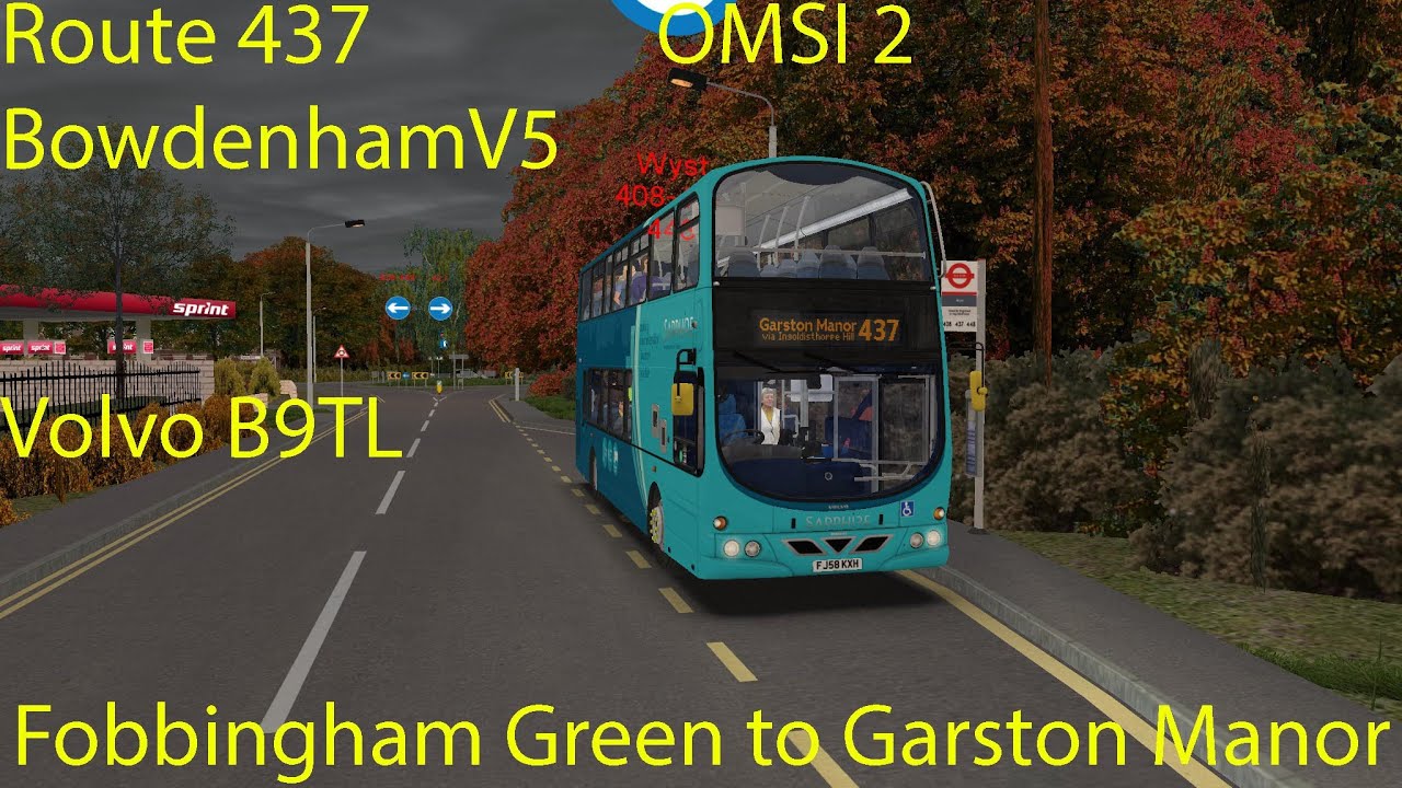 OMSI 2 - Bowdenham V5 Route 437, Fobbingham Green to Garston Manor ...