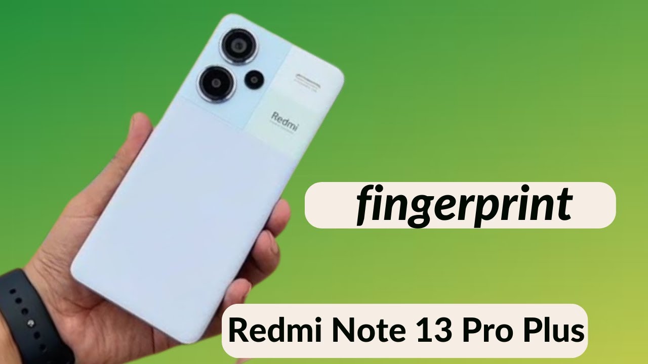 Redmi note 13 pro plus fingerprint setting / Redmi note 13 pro plus me ...