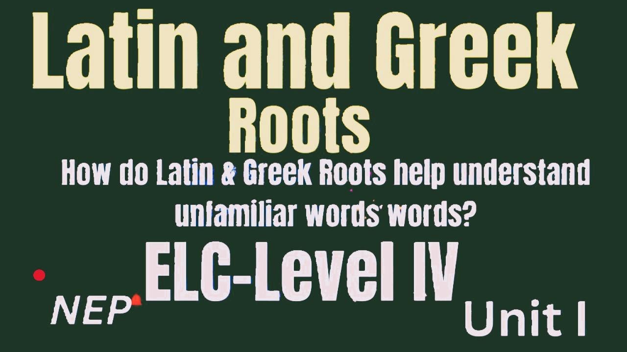 Latin Base Words And Meanings Decoding Vocabulary Words: Teaching Root