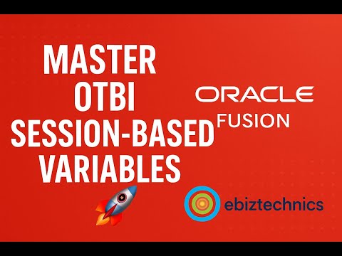 Oracle Fusion OTBI reports session Based parameters - YouTube
