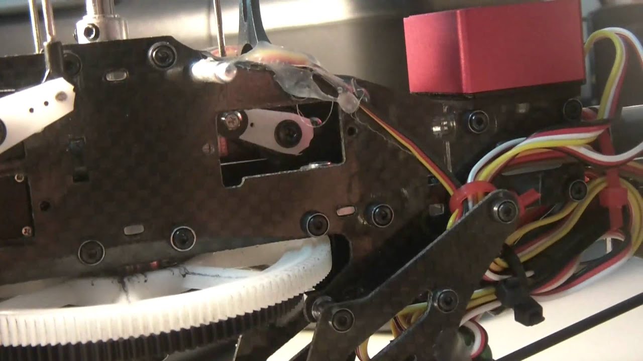 450 GT Swashplate movement - YouTube