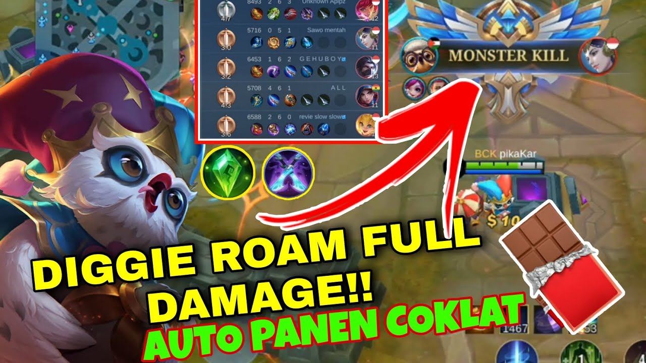 Gameplay Diggie Roam Full Damage Counter Natalia Haya Diggie Best Build ...