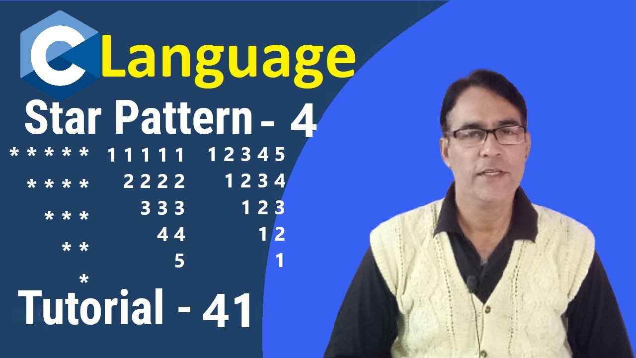 C Programming To Print Star Pattern 4 Learn Programming C 3577
