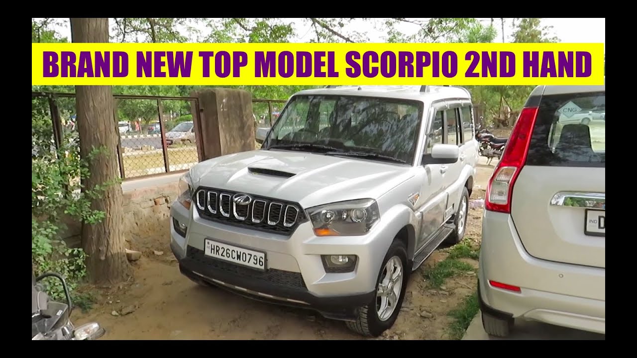 Mahindra Scorpio SECOND HAND, TOP MODEL SCORPIO IN BUDGET, DSAT SILVER ...