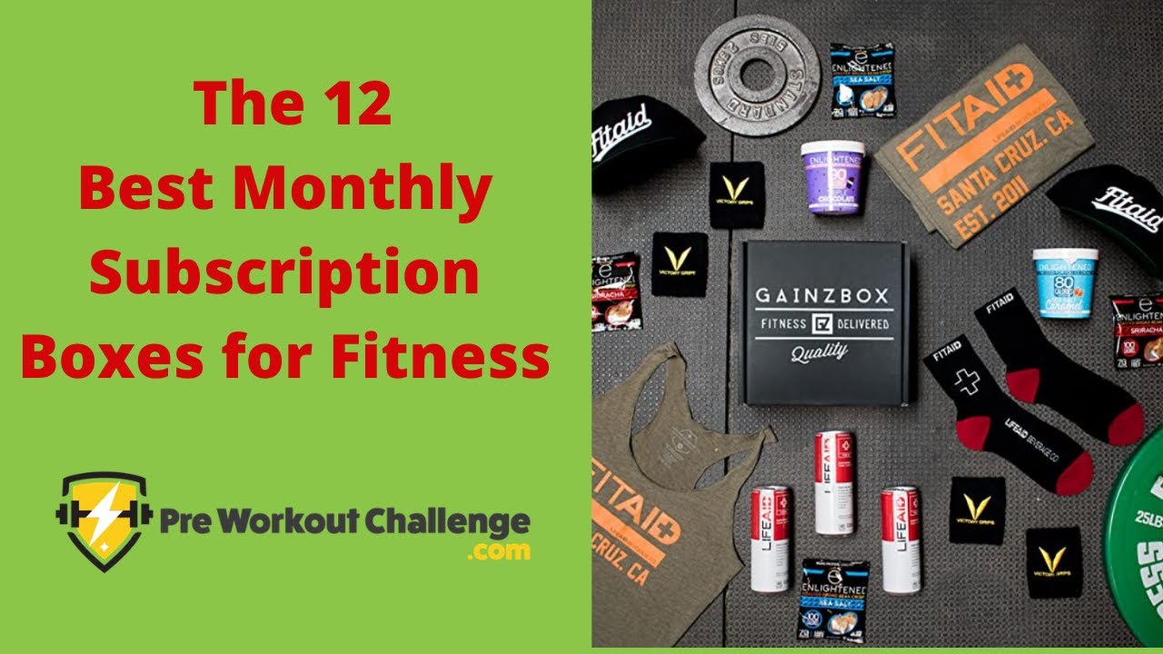 The 12 Best Monthly Subscription Boxes for Fitness 2 - YouTube