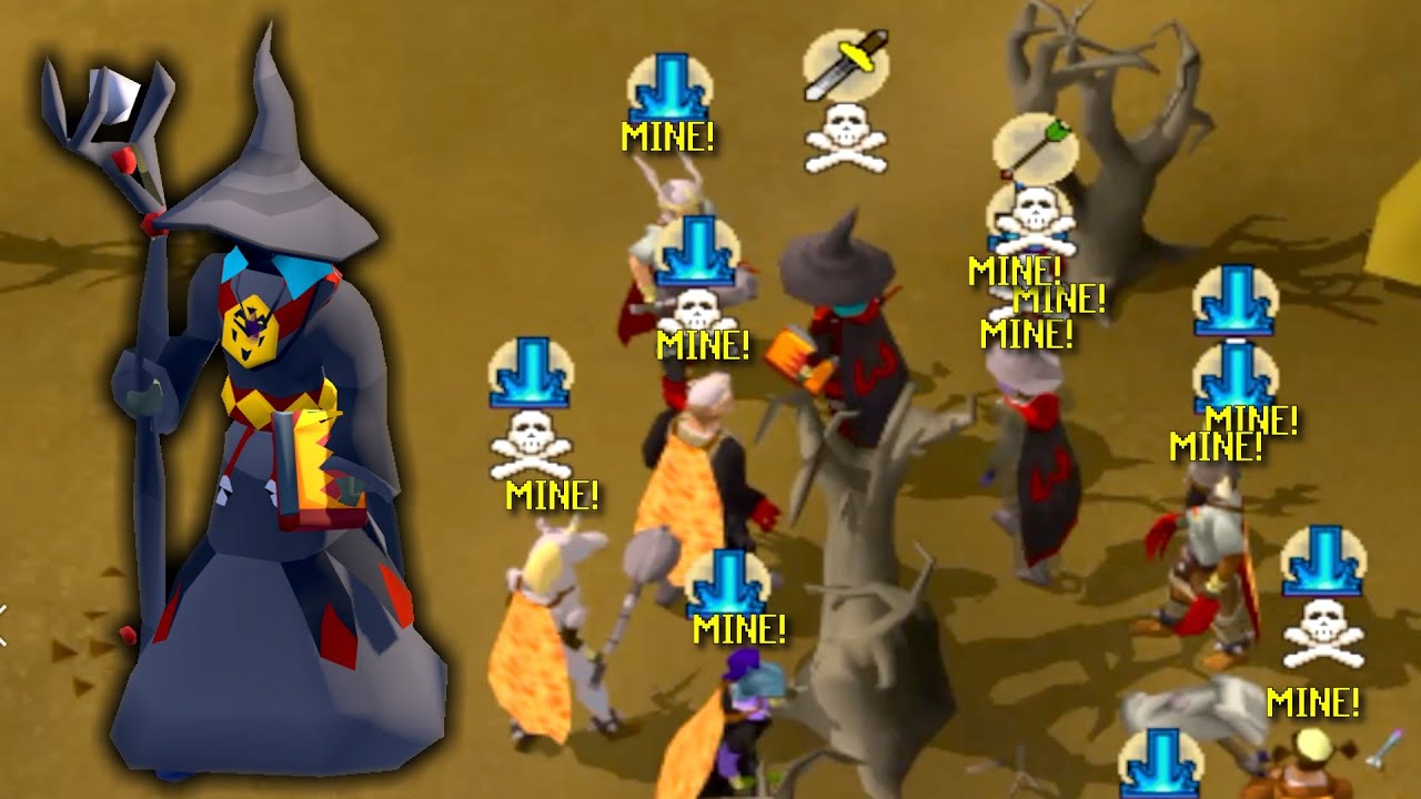 Gotta Love A Good Rev Cave Spearing! - 50 Attack Build Wilderness PKing ...