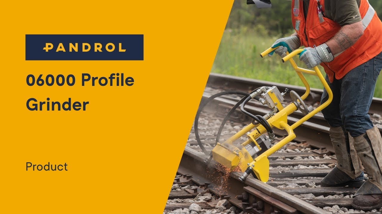 Pandrol 06000 Profile Grinder - YouTube