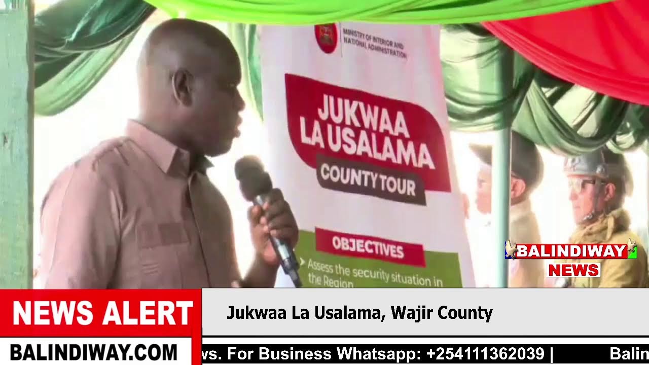 LIVE: Jukwaa La Usalama, Wajir County Edition, Wajir Town - YouTube