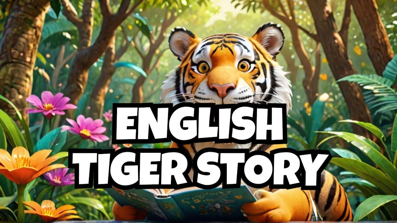Papa Tiger English Story - YouTube