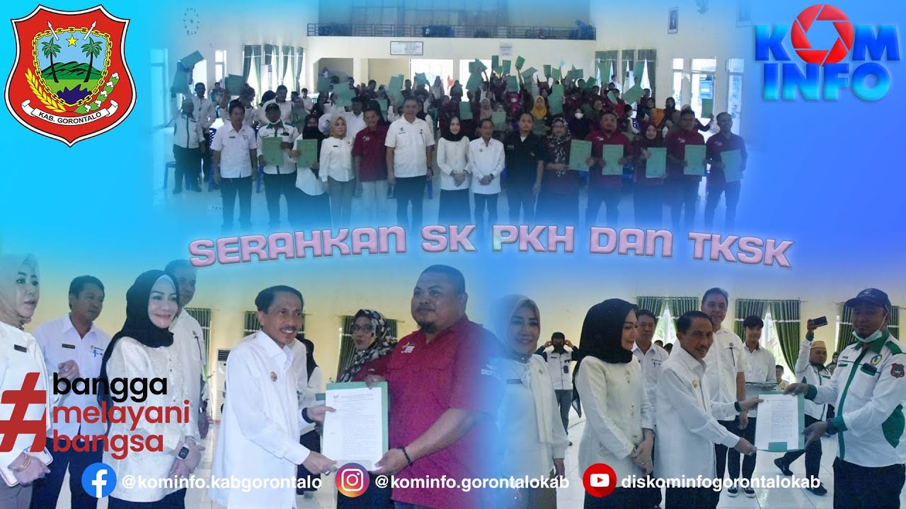 PENYERAHAN SK TKSK & PKH - YouTube