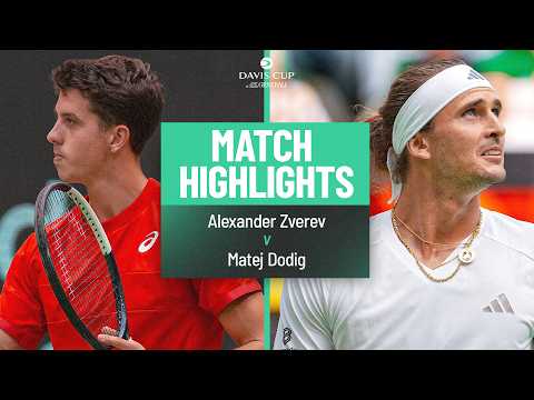 A STRONG Start! 💪 | Alexander Zverev v Matej Dodig | Highlights | Davis Cup Qualifiers 2026