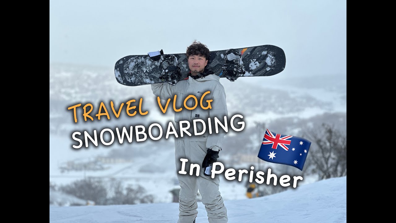 Travel Vlog: Snowboarding in Perisher - YouTube