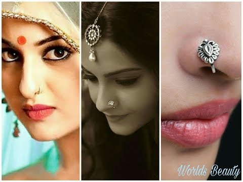 Ring Type Nose Stud / Nose Pin Ideas 2017-2018