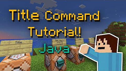 Minecraft Command Tutorials - UnderMyCap - YouTube