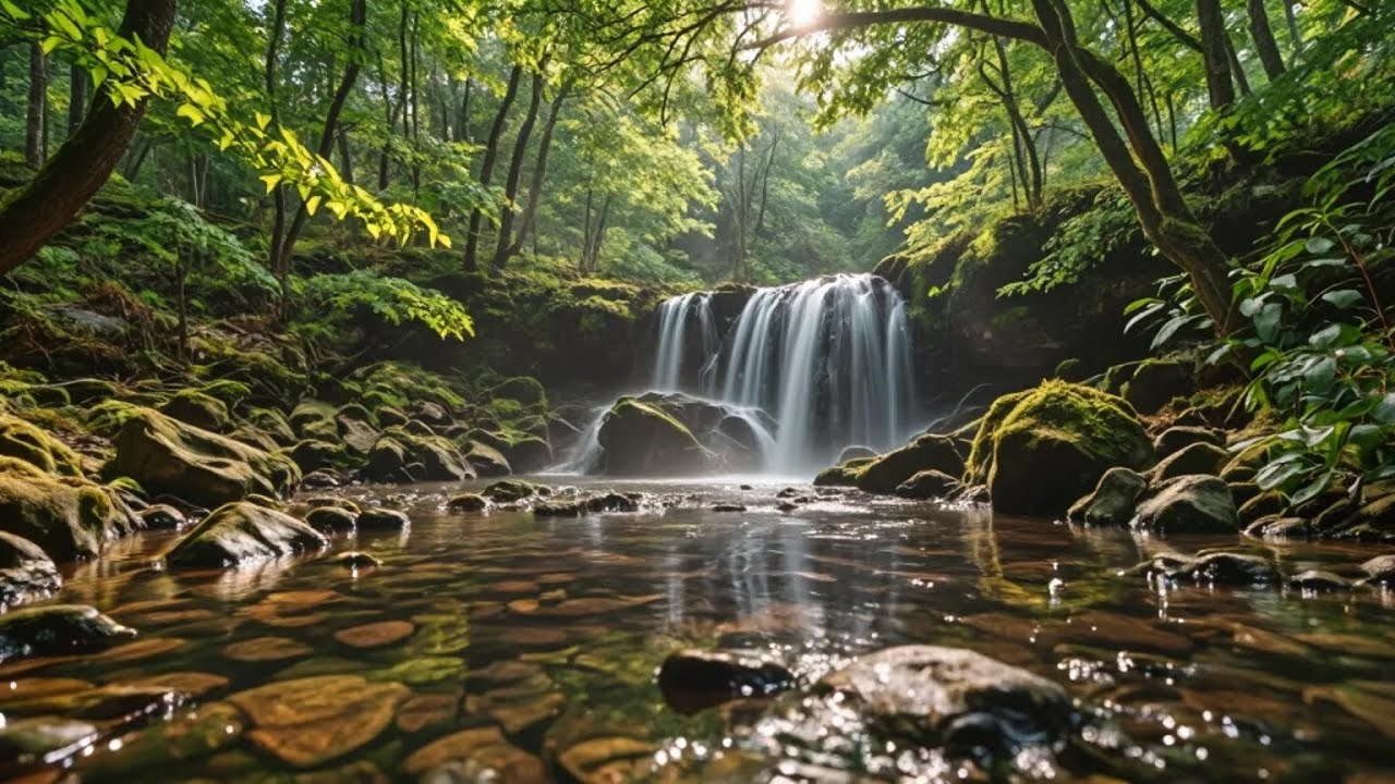 Panic Attack Relief! Waterfall Sounds That Reset Your Nervous System ...