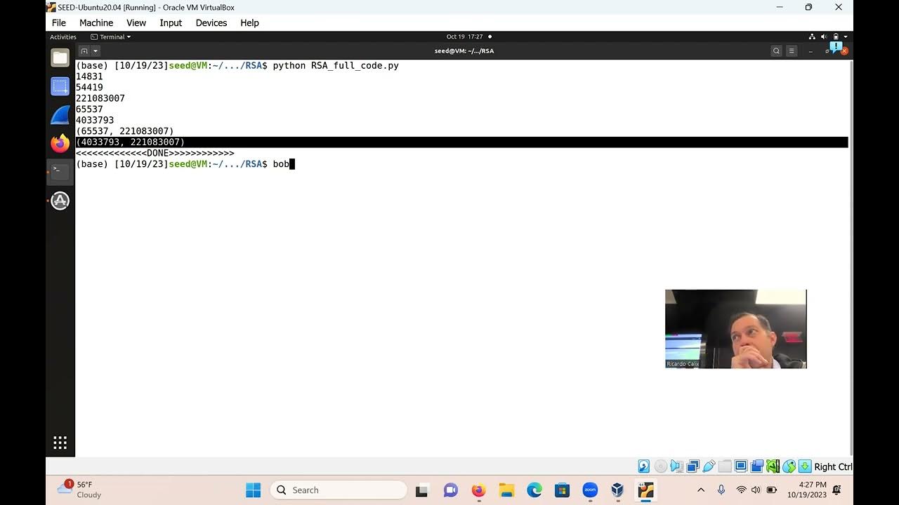 RSA encrypt and decrypt in Python - YouTube